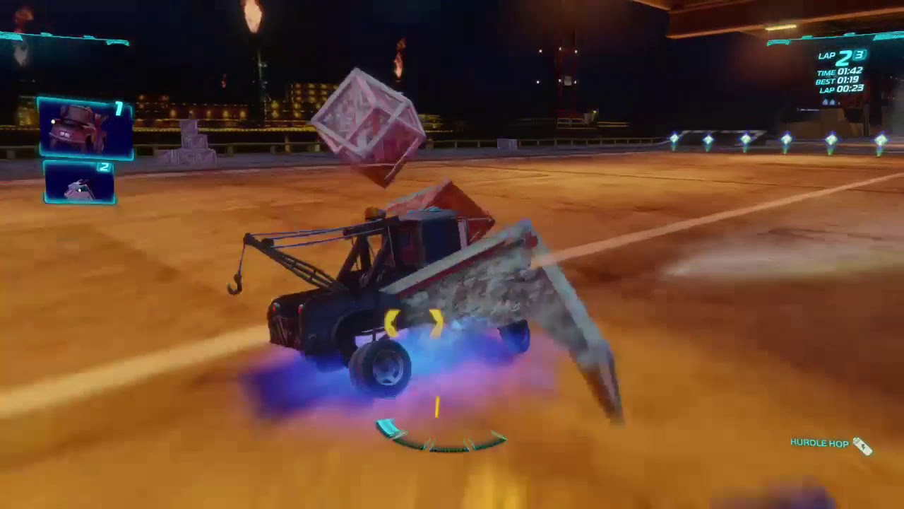 Cars 2 The Video Game | Mater - Oil Rig Run | - YouTube