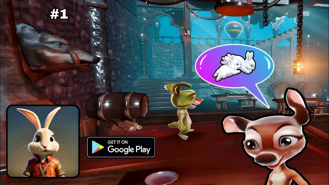 Super Rabbit Adventure 4 Mobile Gameplay 3D & 2.5D Graphics HD High ...
