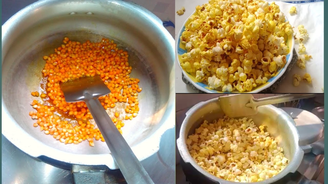 Popcorn recipe| butter popcorn recipe| how to make popcorn at home ...