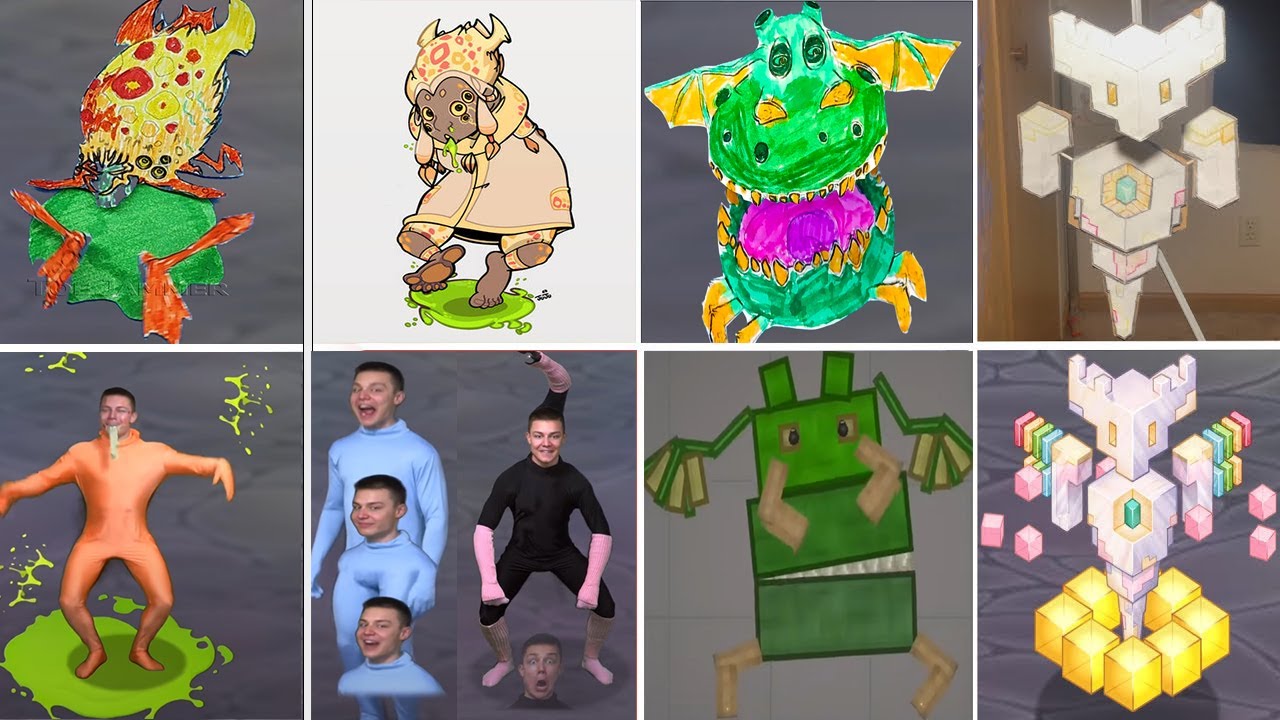 All Monster Ethereal Workshop Vs MPG Vs Play Your Part | My Singing ...