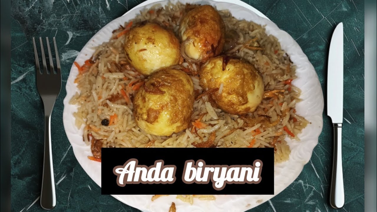 Anda biryani | new and easy eggs biryani recipe 🤤 - YouTube