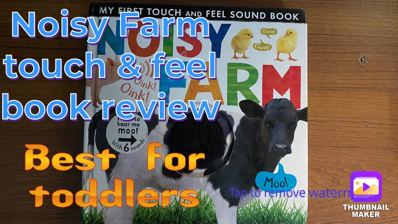 Noisy farm touch feel and sound book review - YouTube