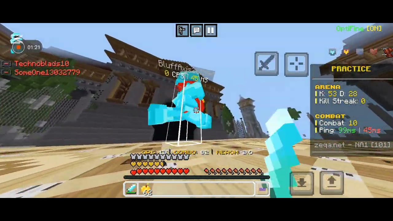 PvP Mini Montaje Zeqa Minecraft Bedrock Zeqa.net Mobile - YouTube