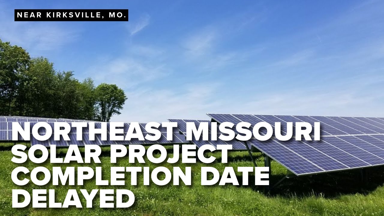 Morris Solar Project completion date delayed by a few months - YouTube