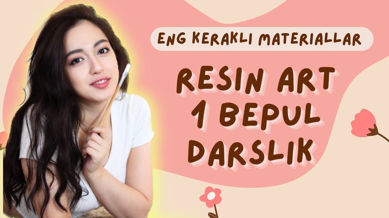 RESIN ART 1 DARS BEPUL DARSLIK - YouTube