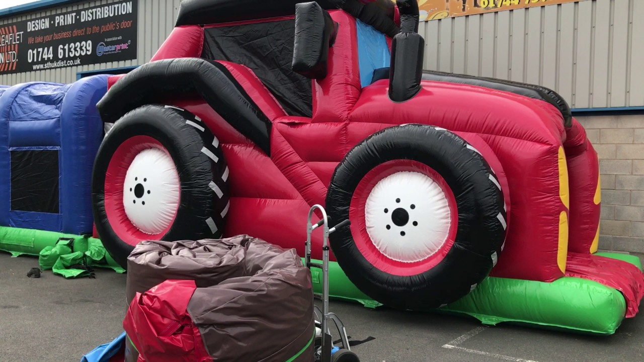 Two Piece Inflatable Tractor Obstacle Course | St Helens | Warrington ...