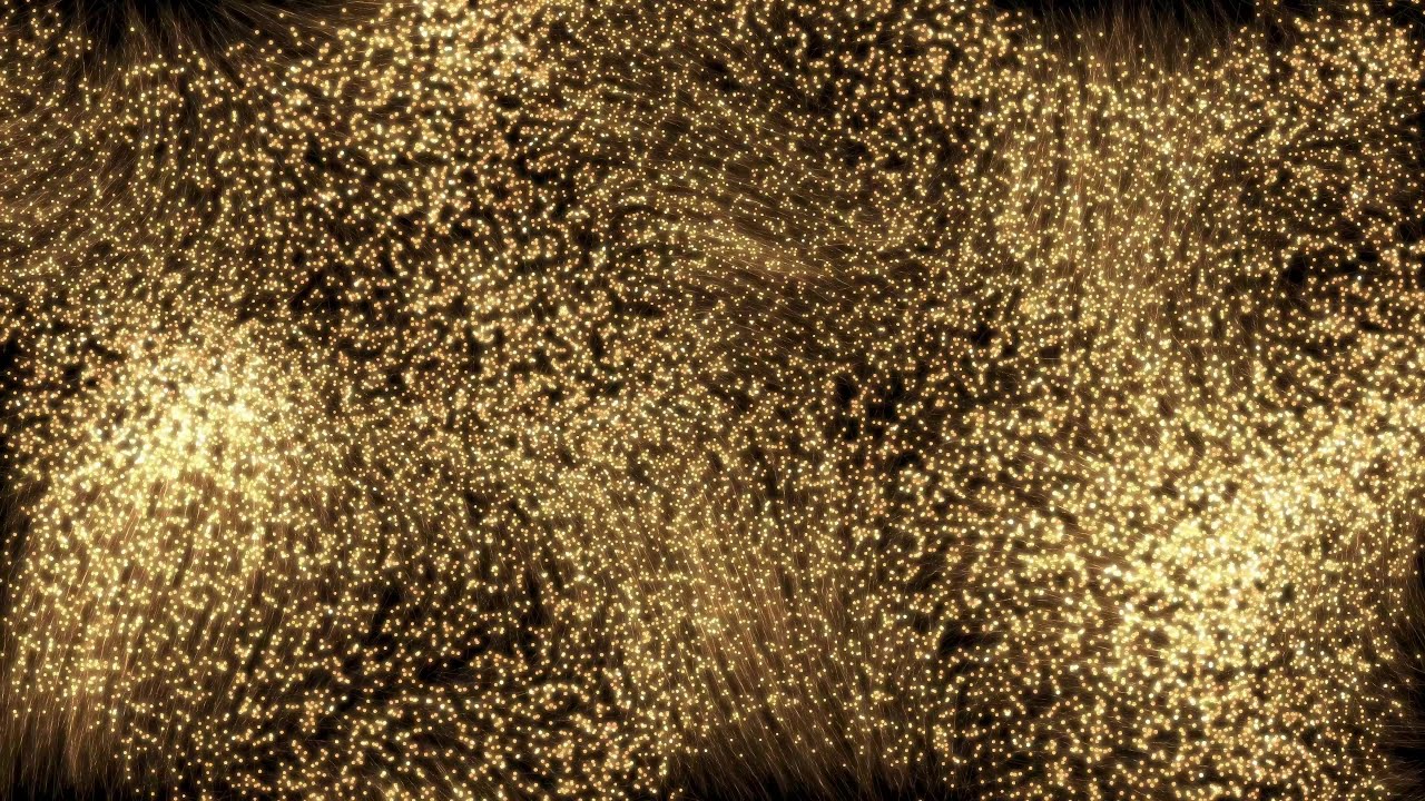4K Glowing Golden Particles Motion Background || VFX Free To Use 4K ...