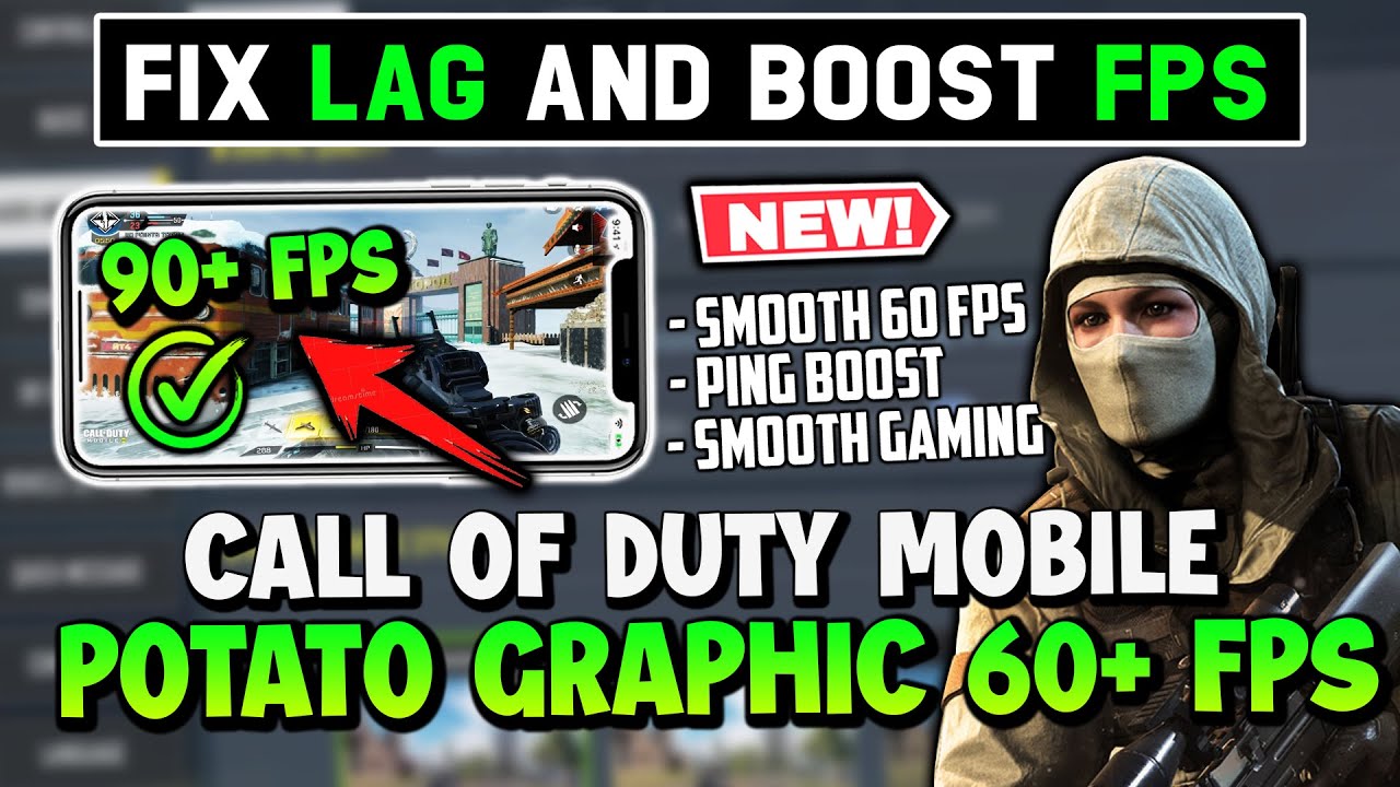SEASON 4 CALL OF DUTY MOBILE CODM CONFIG POTATO GRAPHICS 60FPS | FIX ...