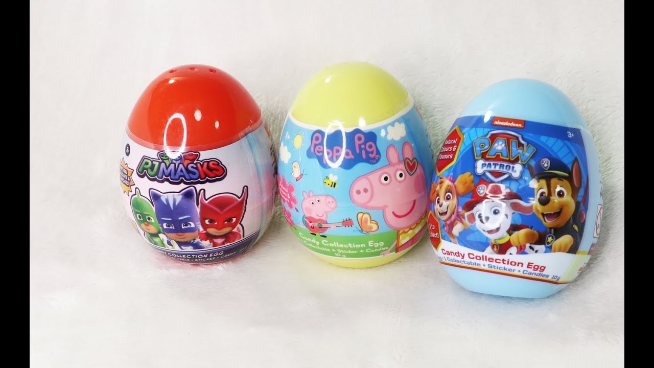PJ MASKS, PEPPA PIG & PAW PATROL I Easter Egg Surprise 2022 - YouTube