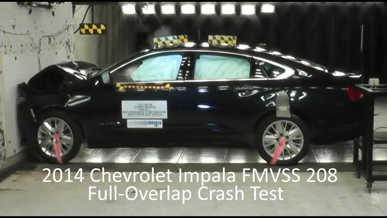 2014-2020 Chevrolet Impala FMVSS 208 Unbelted Frontal Crash Test - YouTube