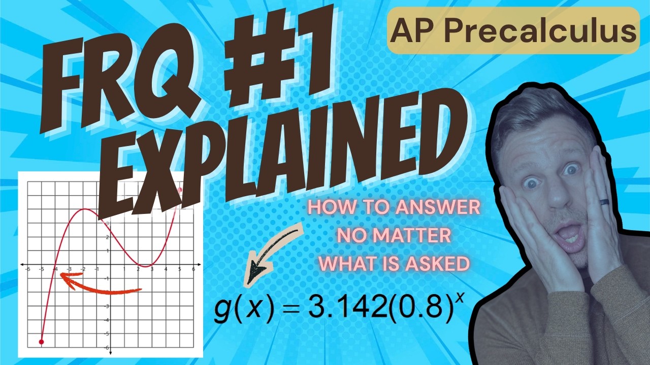 AP Precalculus FRQ #1 Explained | Free Response Question 1 Practice ...