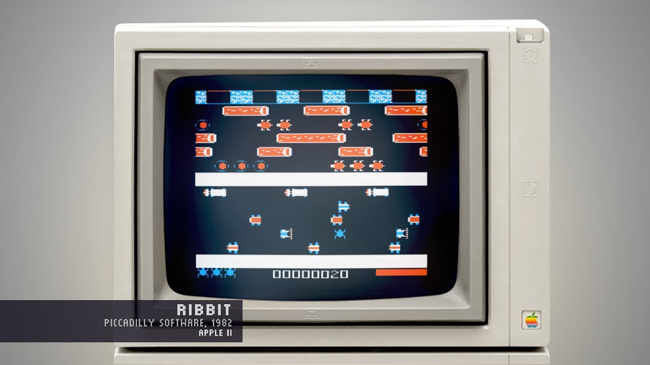 Ribbit - Piccadilly Software, 1982 - Apple II - YouTube