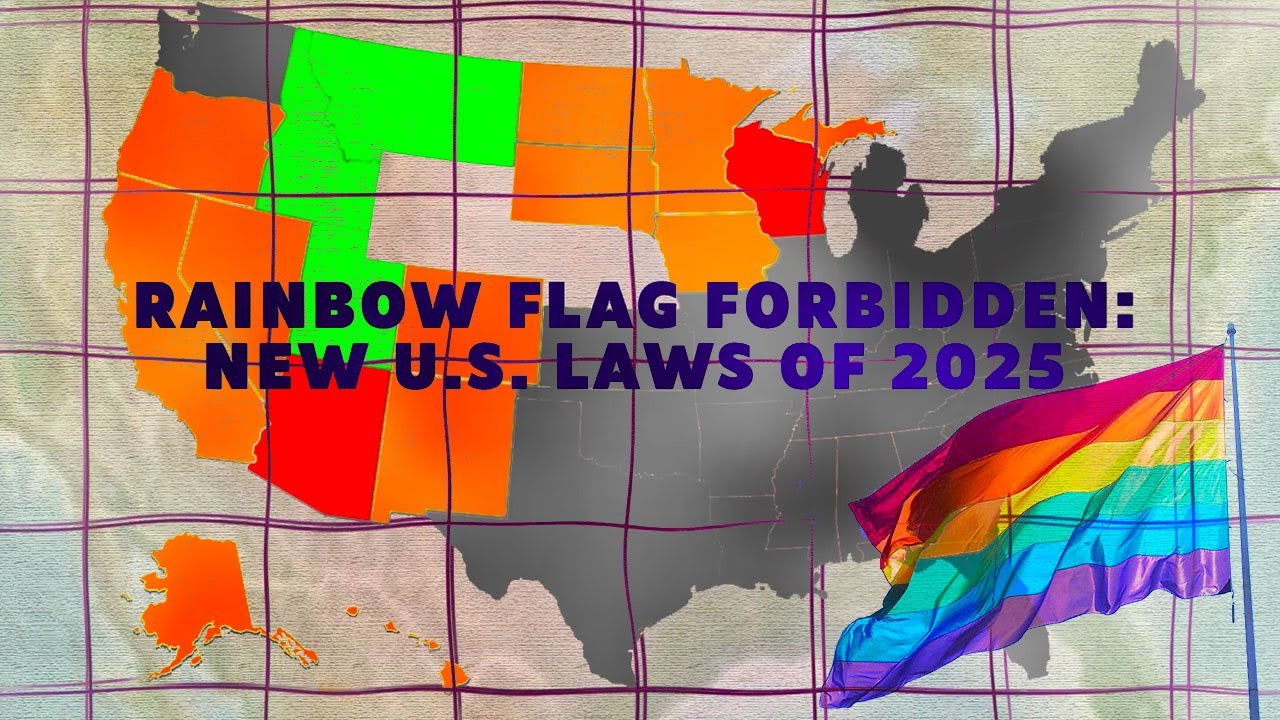 Which U.S States Have Banned the LGBT Flag? Map 2025 - YouTube