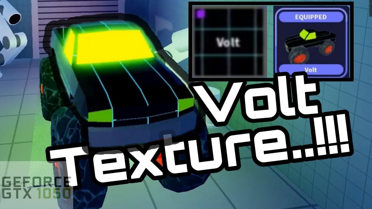Volt Texture ROBLOX JAILBREAK INDONESIA-How to get Volt Texture Roblox ...