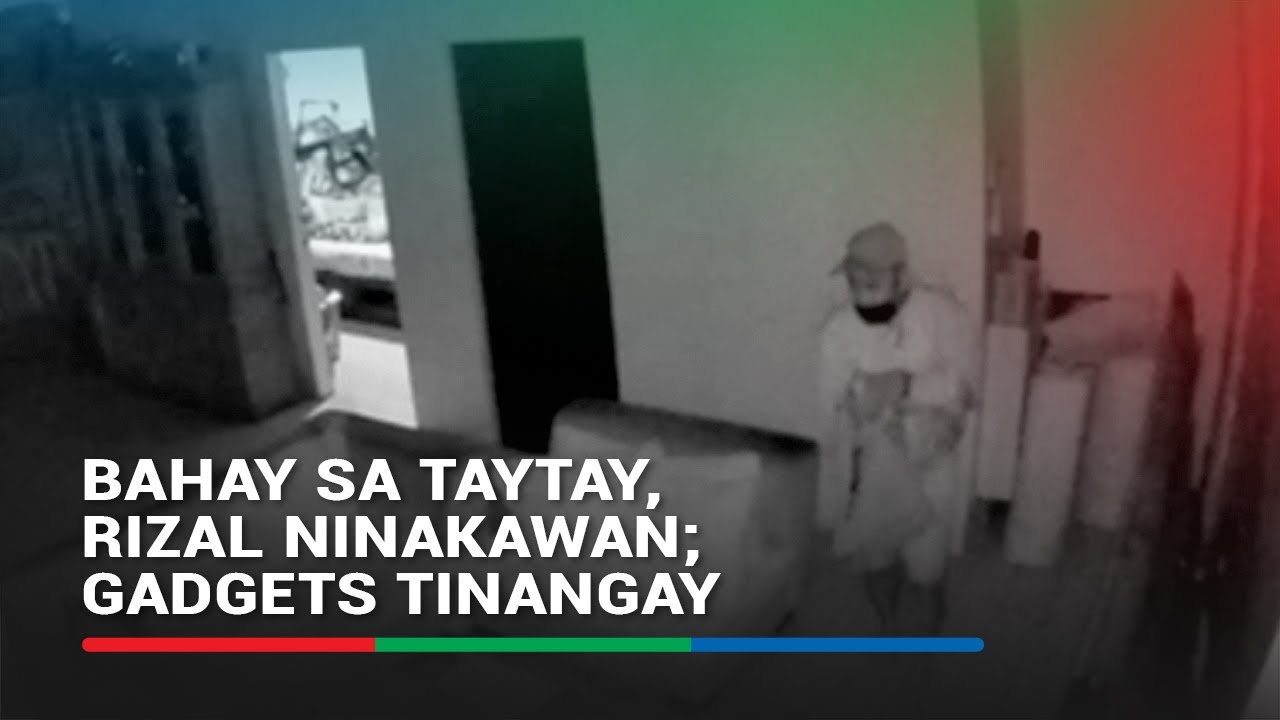 Bahay sa Taytay, Rizal ninakawan; gadgets tinangay | ABS-CBN News - YouTube