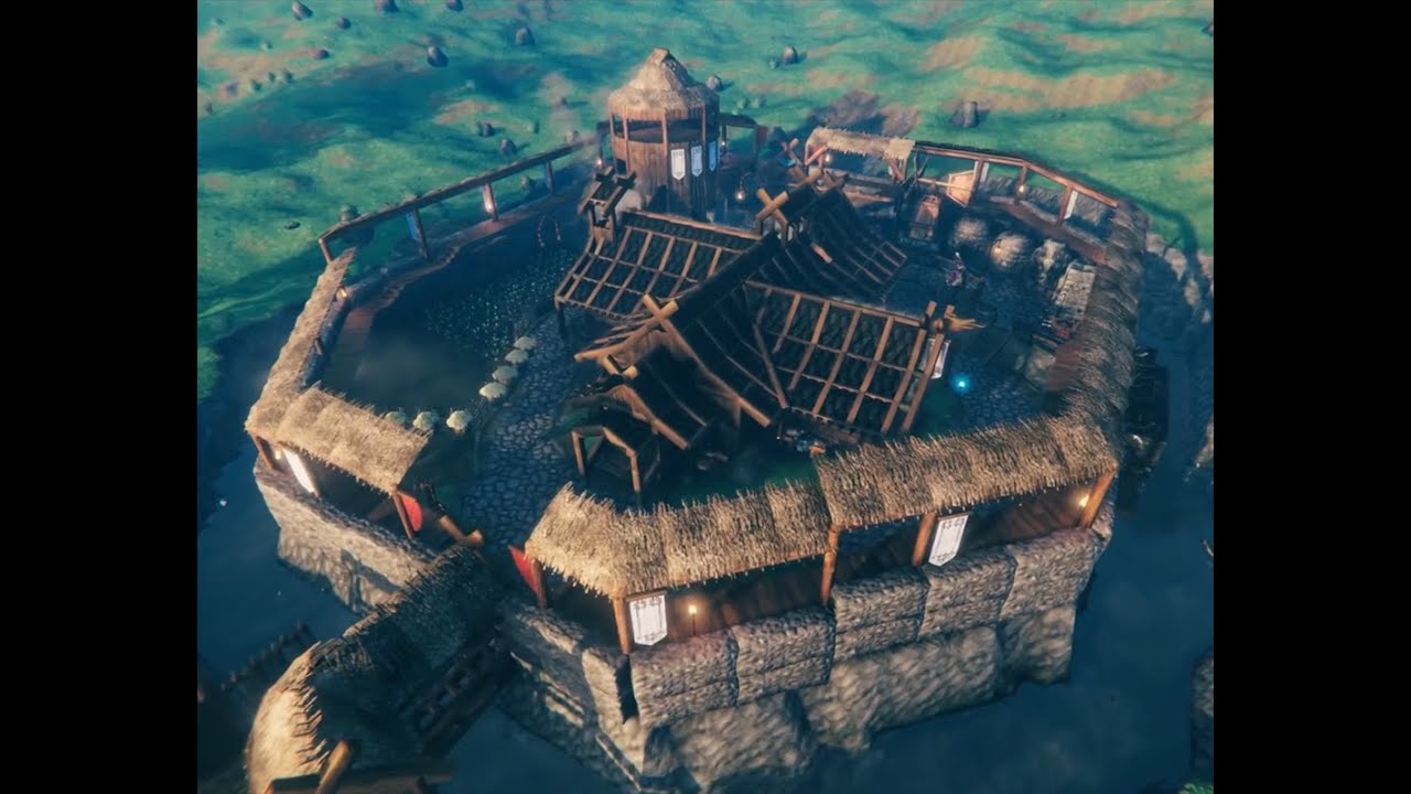 Valheim multiplayer base tour - YouTube