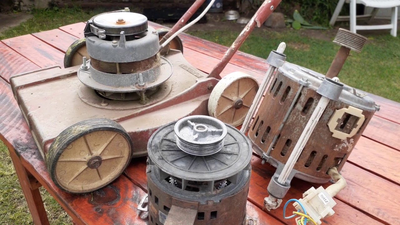 CORTADORA DE PASTO Motor Secarropas parte 2 la continuación!! después ...