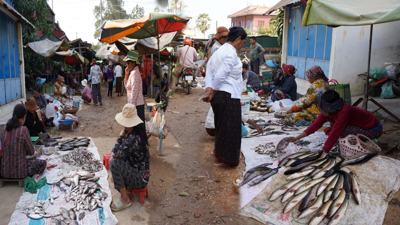 Phsa Reap Countryside Food Market Tours - Daily Lifestyle of Vendors in ...