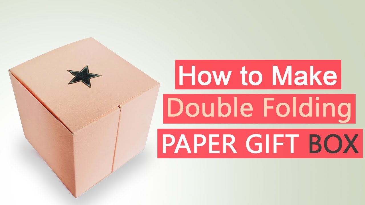 5 minutes easy way to make double folding paper box | two in one paper ...