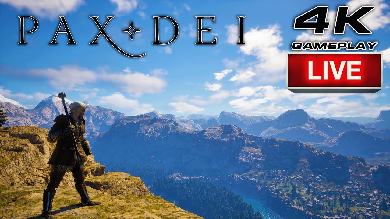 Pax Dei 4k Live Stream | RTX 4080 Gameplay Saturday Exploring - YouTube