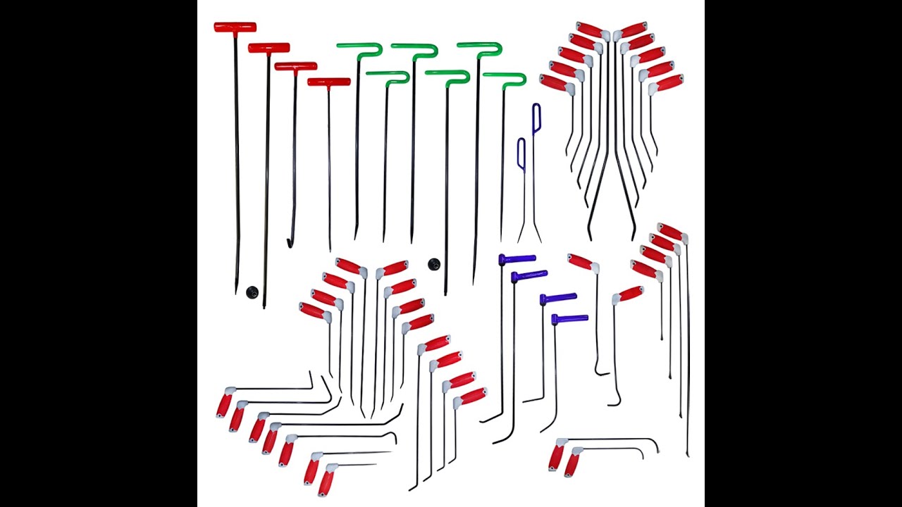 Push Rods 53Pcs Set 360° Rotating - YouTube