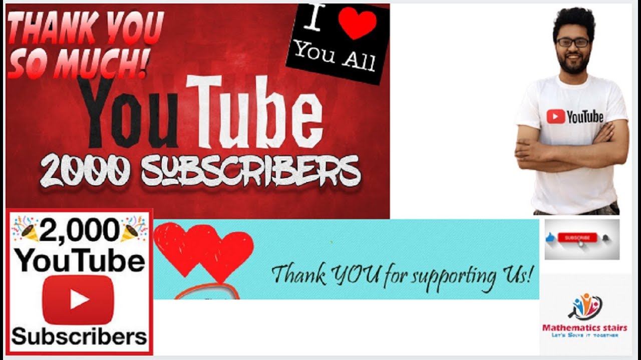 2000 subscribers celebration | 2000 YouTube Subscriber Special | Thank ...