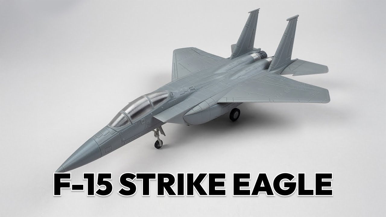F-15 Strike Eagle | Printing and assembling the 3D model - YouTube