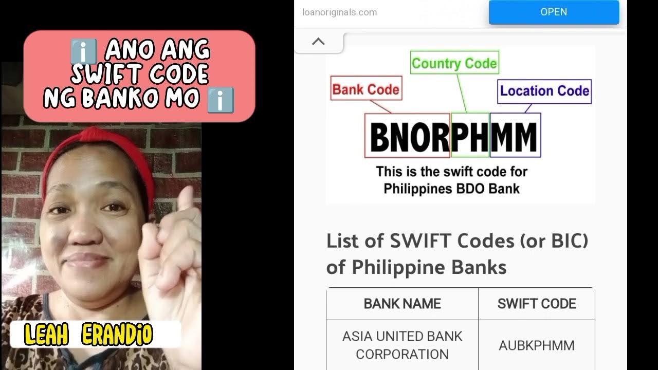 BANK SWIFT CODE #swiftcode #bankswiftcode #reels #fyp #tutorial #facebook #youtube - YouTube
