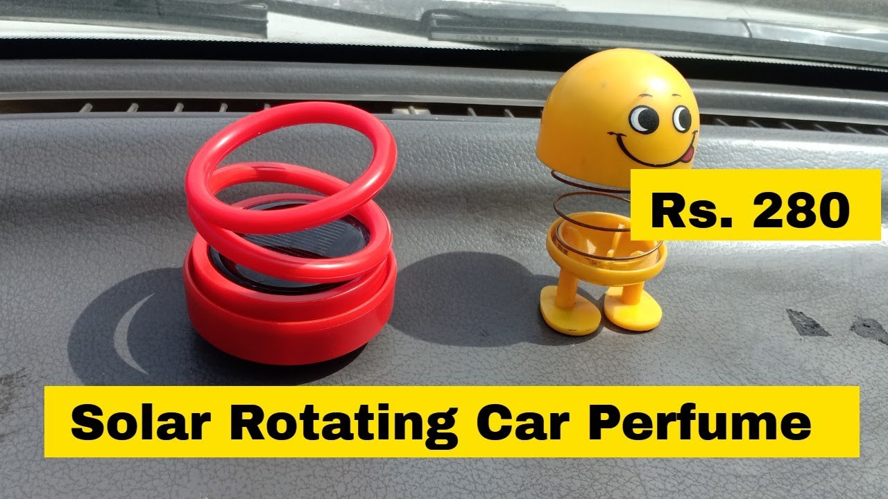 Solar power Car Aroma |How to use Solar power Car Aroma ||solar car ...