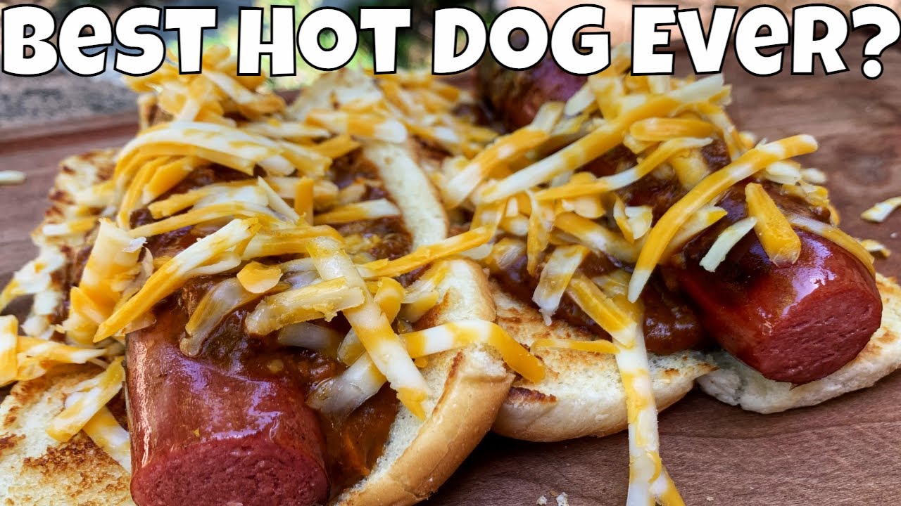 SRF WAGYU Chili Dogs on the Pit Boss Flat Top Griddle | Best Hot Dog ...