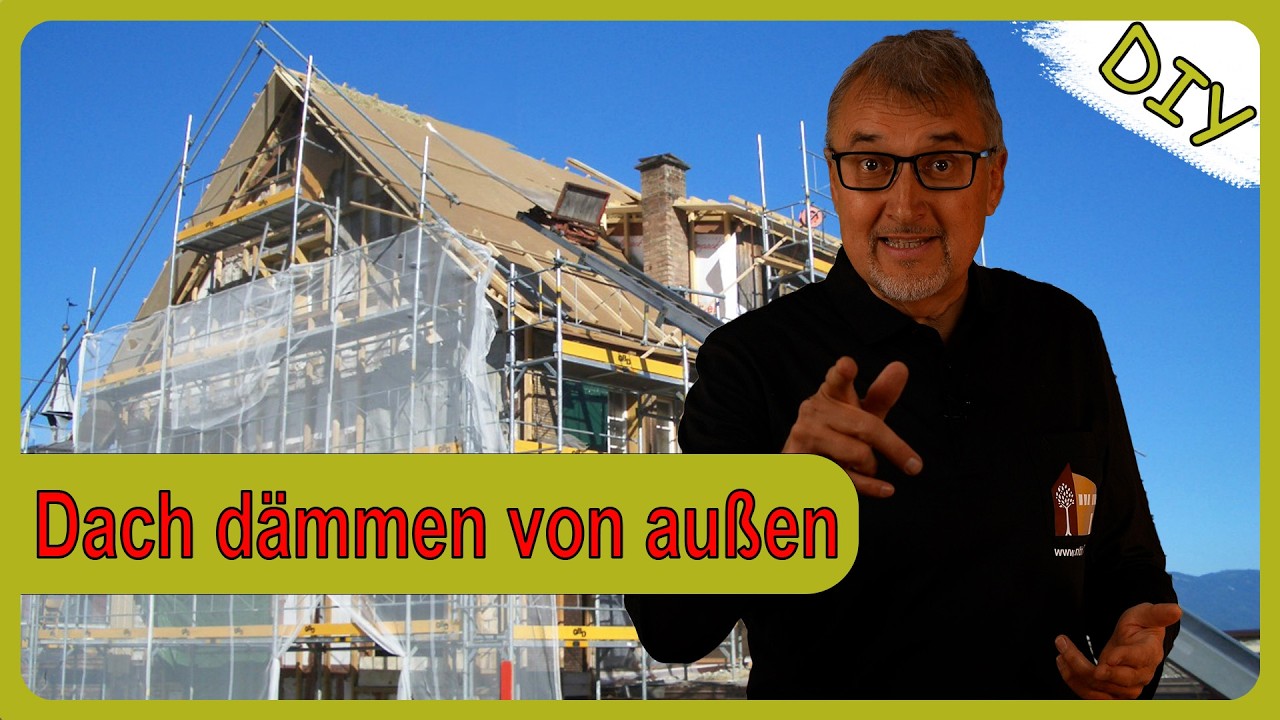 Dach im Altbau: Von außen richtig dämmen! Wie geht das? - YouTube
