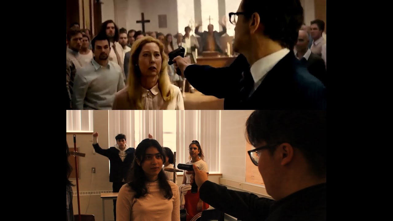 [4K] Kingsman Church Fight - No Budget Remake Refilm Gun Shot Movie ...