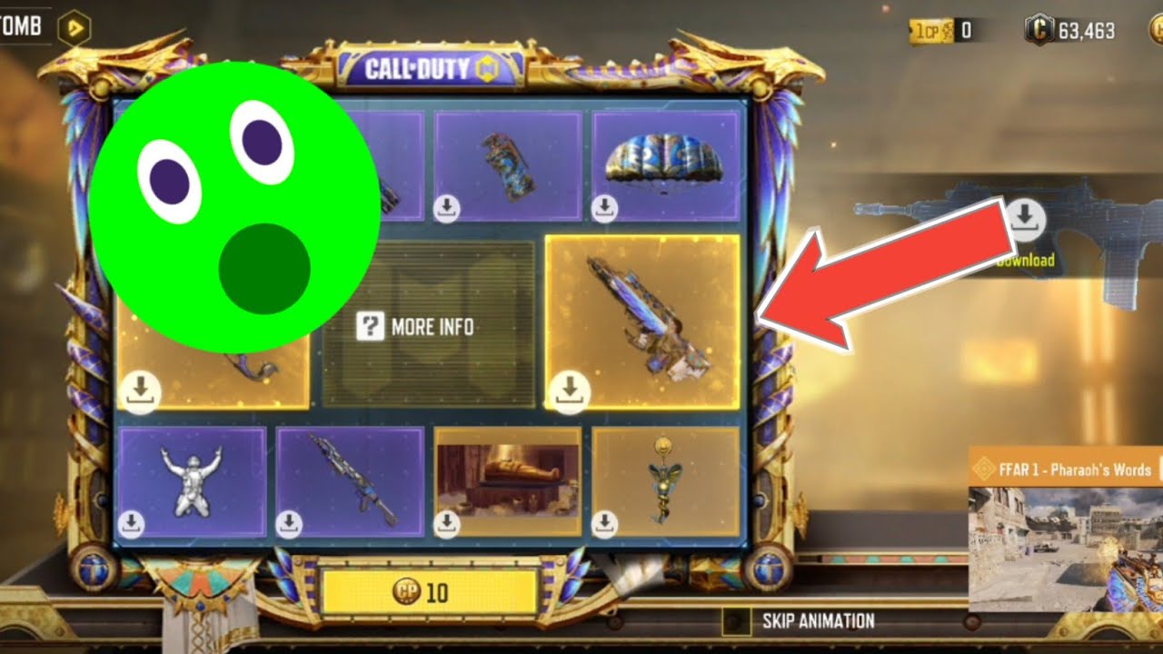 3 SPINS ON PYRAMID'S TOMB Draw CODM | FFAR 1- Pharaoh's Words & Outlaw ...