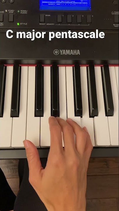 C major pentascale - YouTube