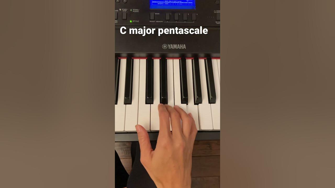 C major pentascale - YouTube