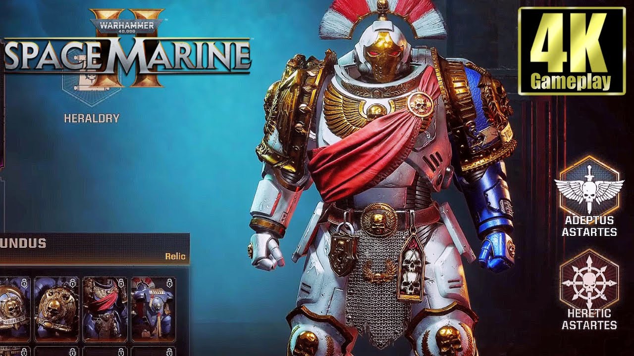 Space Marine 2 - Every Armor Choice in Each Class - YouTube