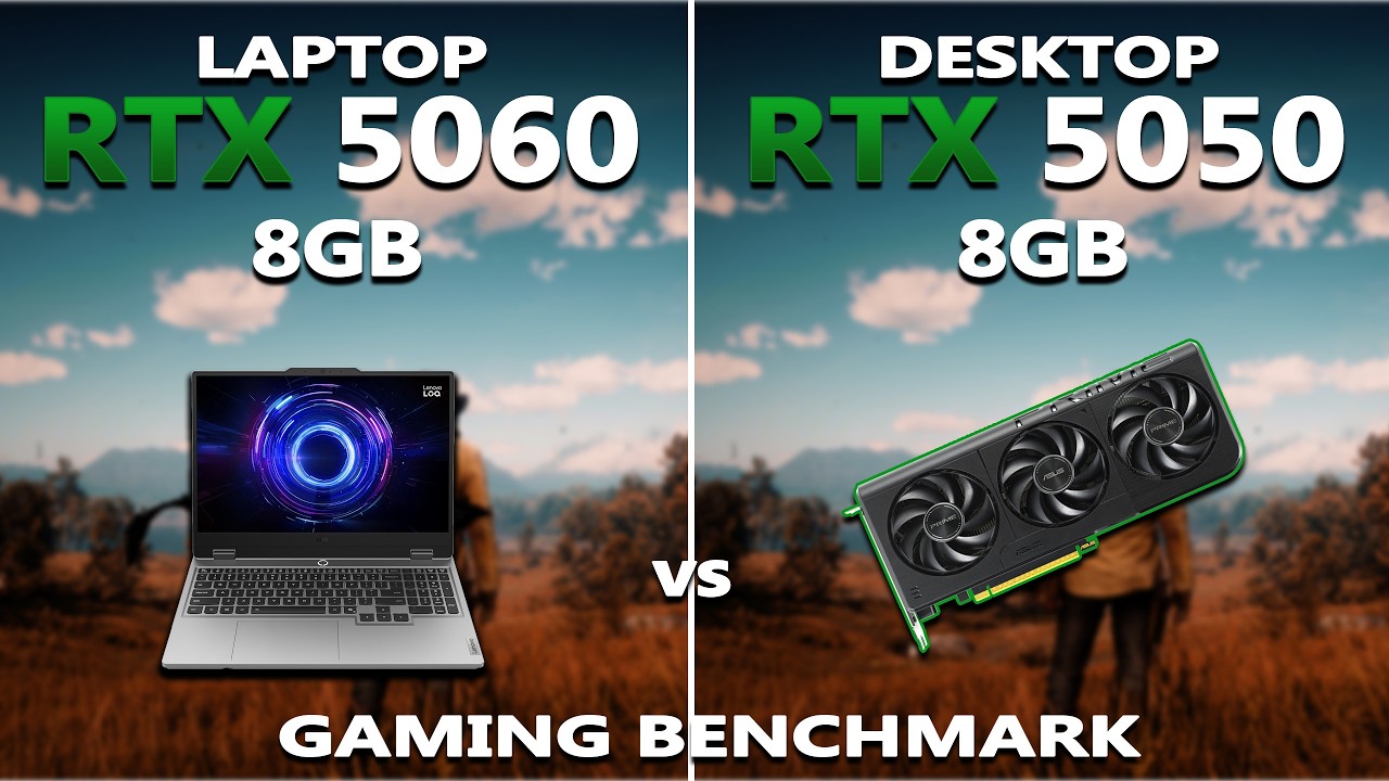 RTX 5050 vs RTX 5060 Gaming Benchmark Test | Desktop vs Laptop | Tested ...