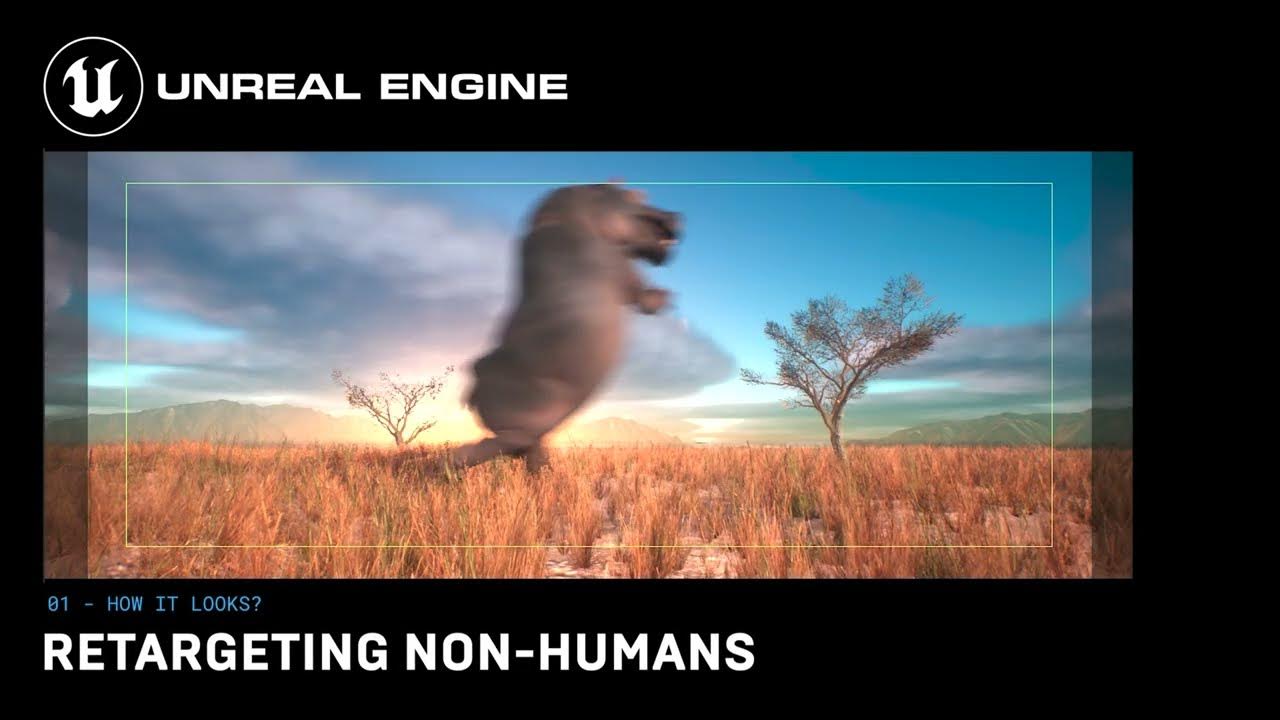 Unreal Engine 5 Retargeting animations to non-humans 5min tutorial - YouTube