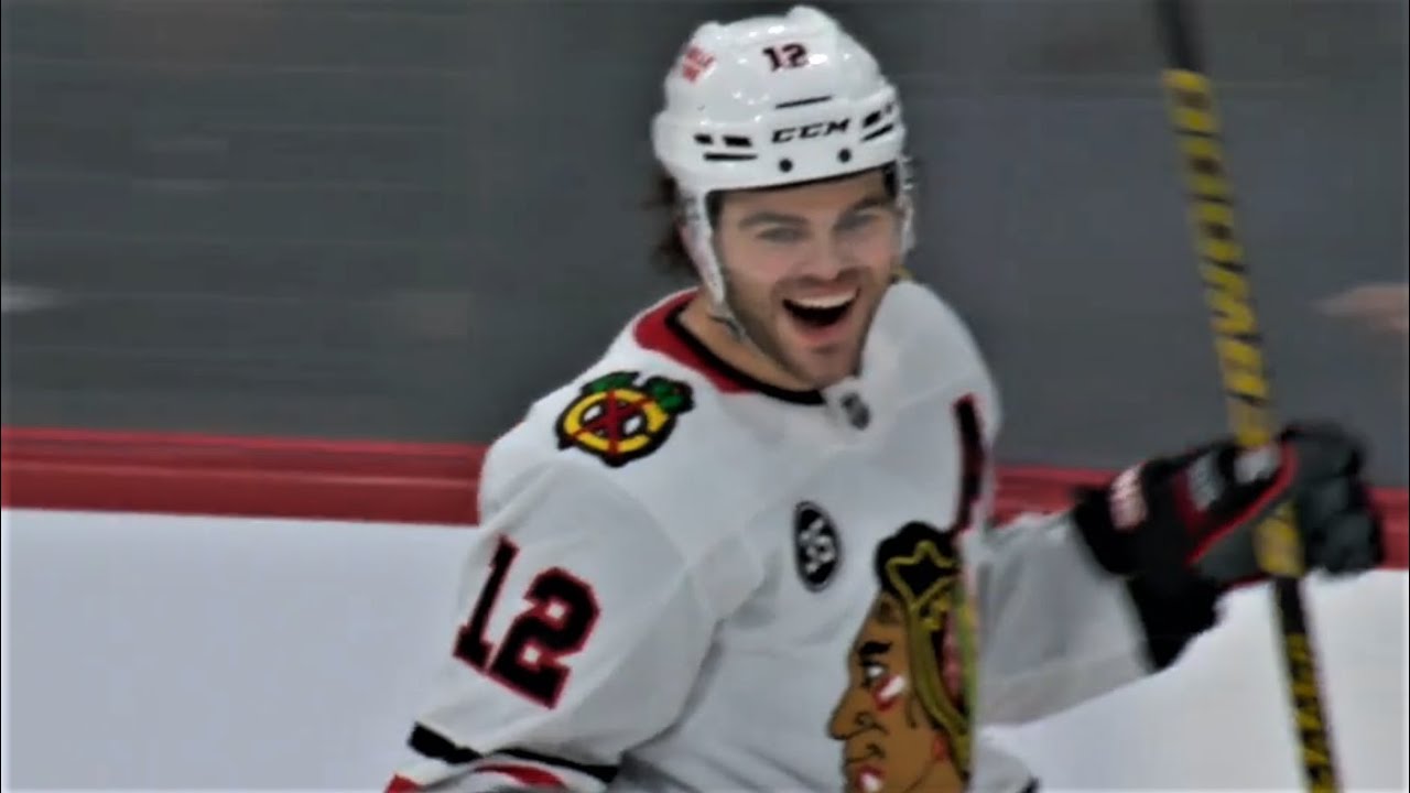 Alex DeBrincat With A Twisted Wrister Out High Beats Hellebuyck High ...