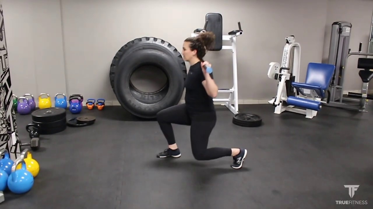 Body Bar Walking Lunges with Pulse - YouTube