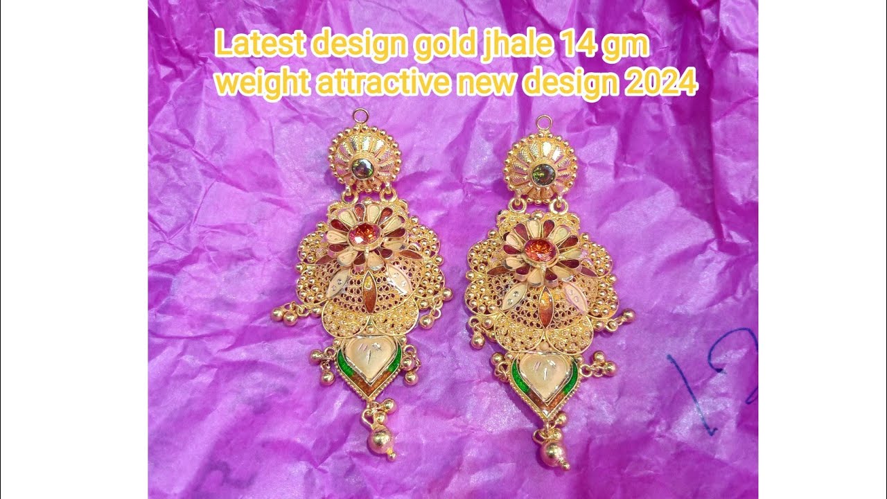 Gold jhale new attractive design new year 2024 please see full video ...