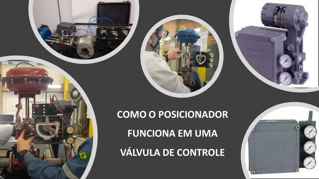 Como o posicionador funciona em uma Válvula de controle - YouTube