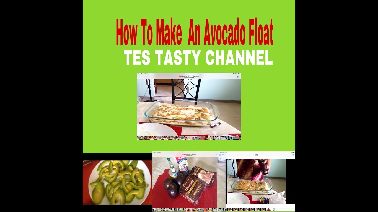 How To Make An Avocado Float - YouTube