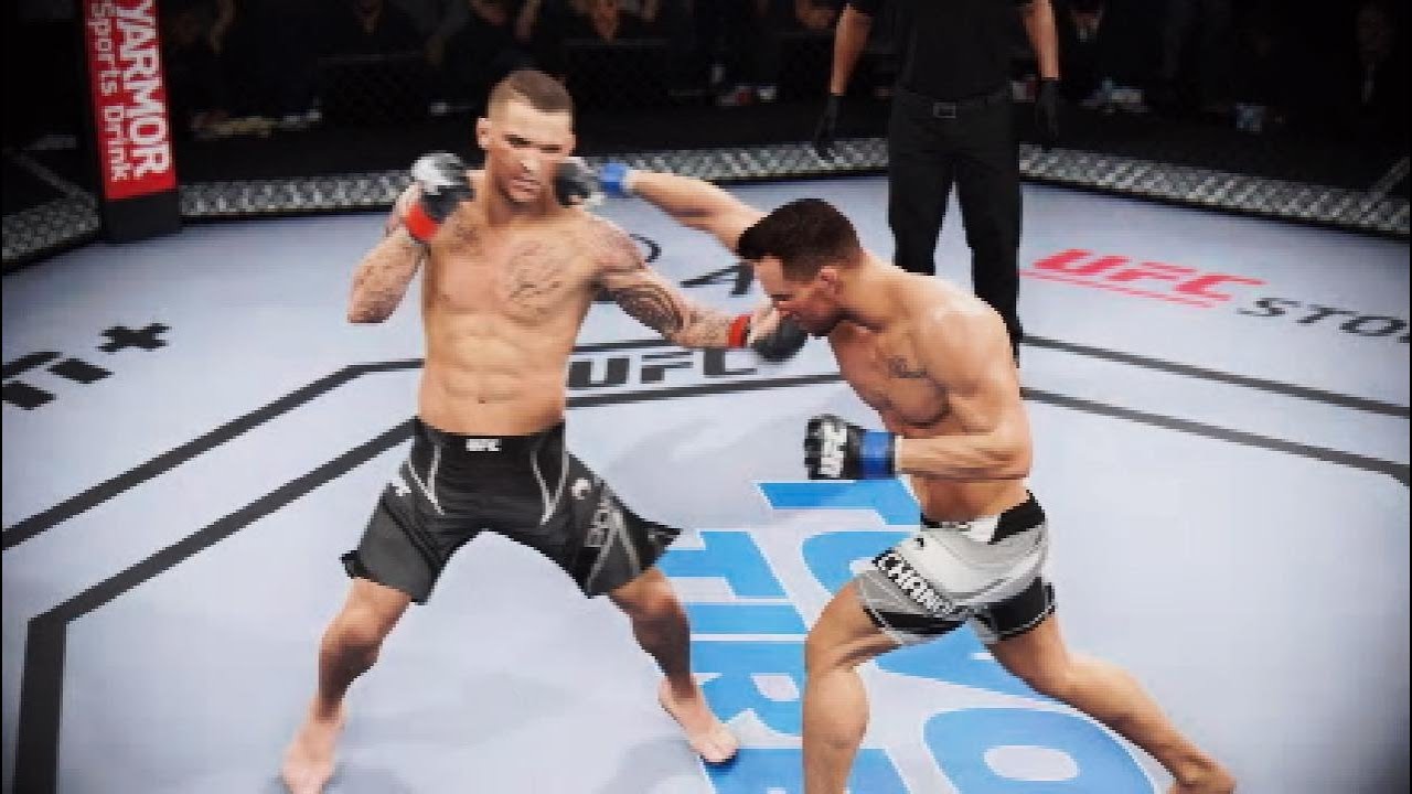 DUSTIN POIRIER Vs MICHAEL CHANDLER : UFC 4 - YouTube