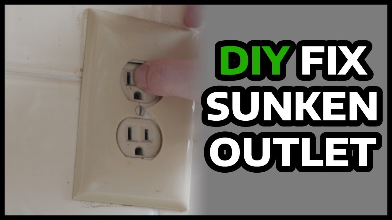 Fixing A Sunken Outlet With My 3D Printer | Practical 3D Printing - YouTube