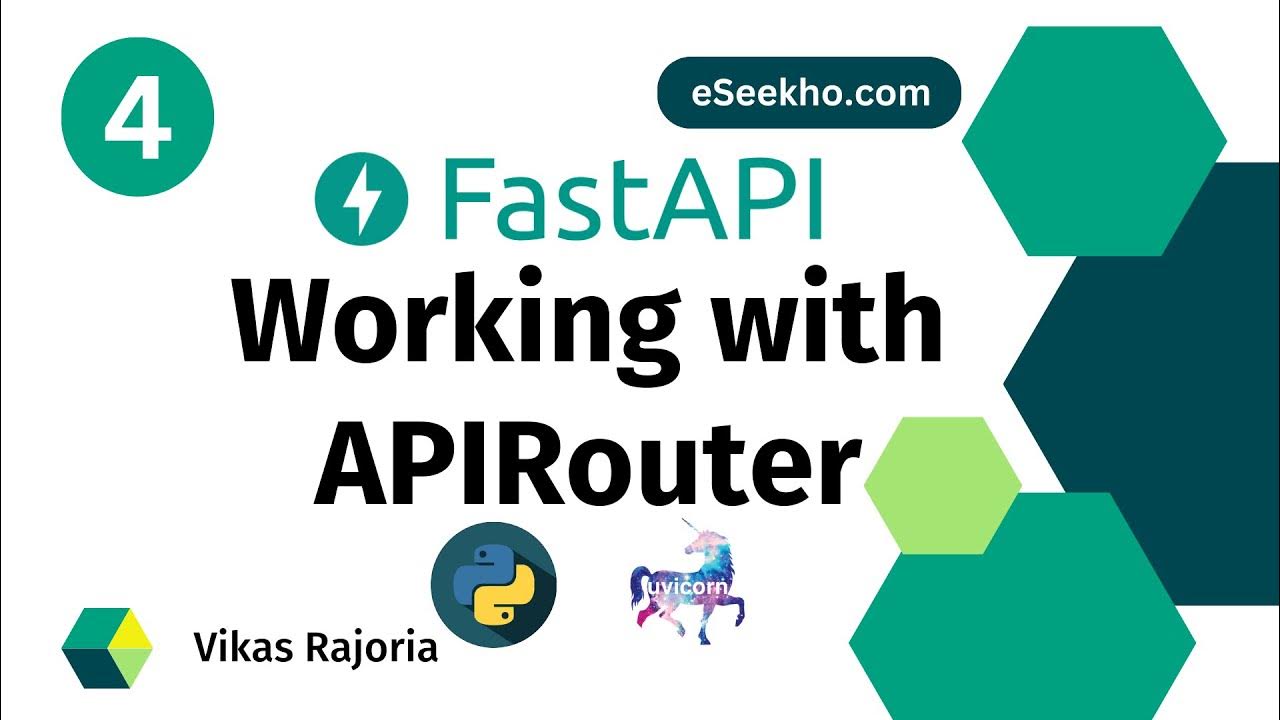 Set up APIRouter in FastAPI | Manage large applications | API Development Series #4 - YouTube