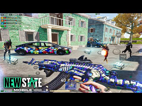 YENİ Berly m762 Silah KAPLAMA' MI Rakiplere GÖSTERDİM 🔥 | PUBG NEW STATE MOBİLE 🧞‍♂️