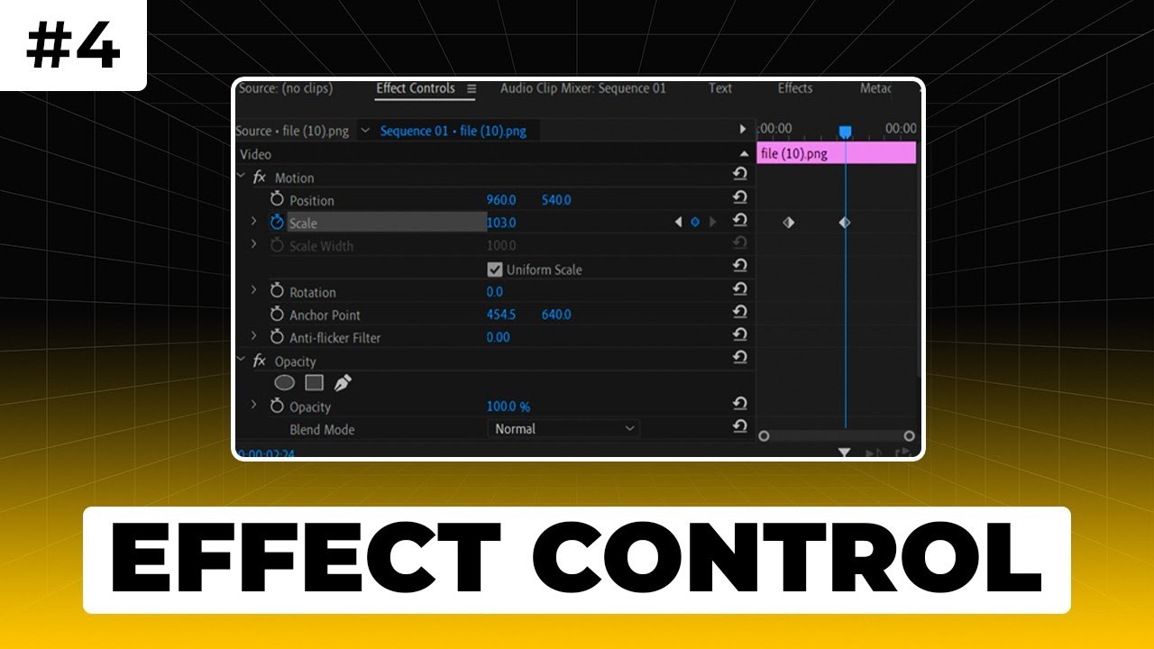 #04 Effect Control Panel | Mastering Premiere Pro தமிழ் | Adobe ...