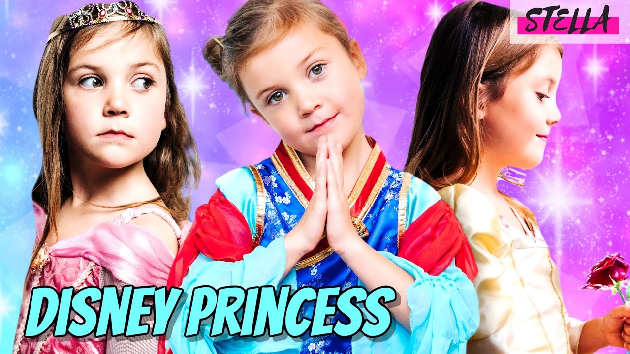 Stella Loves Disney Princesses!!! - YouTube