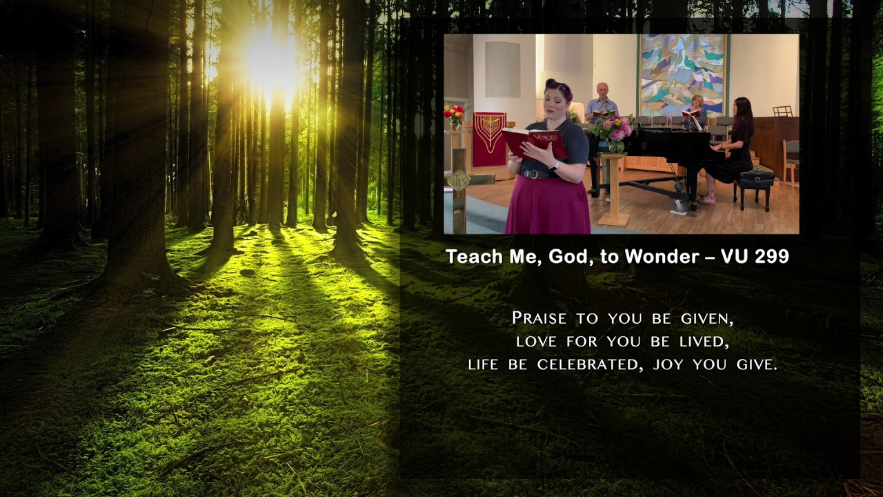 TEACH ME, GOD, TO WONDER VU 299 - YouTube